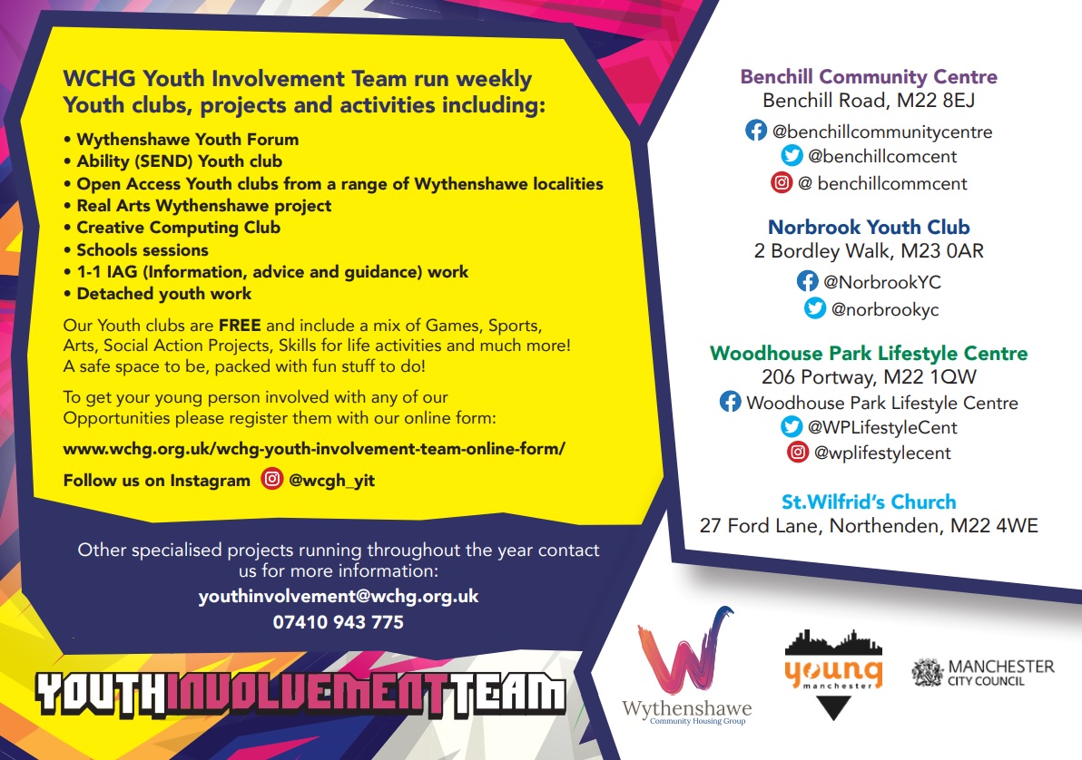 WCHG Youth Involvement Team – Greater Manchester Youth Federation